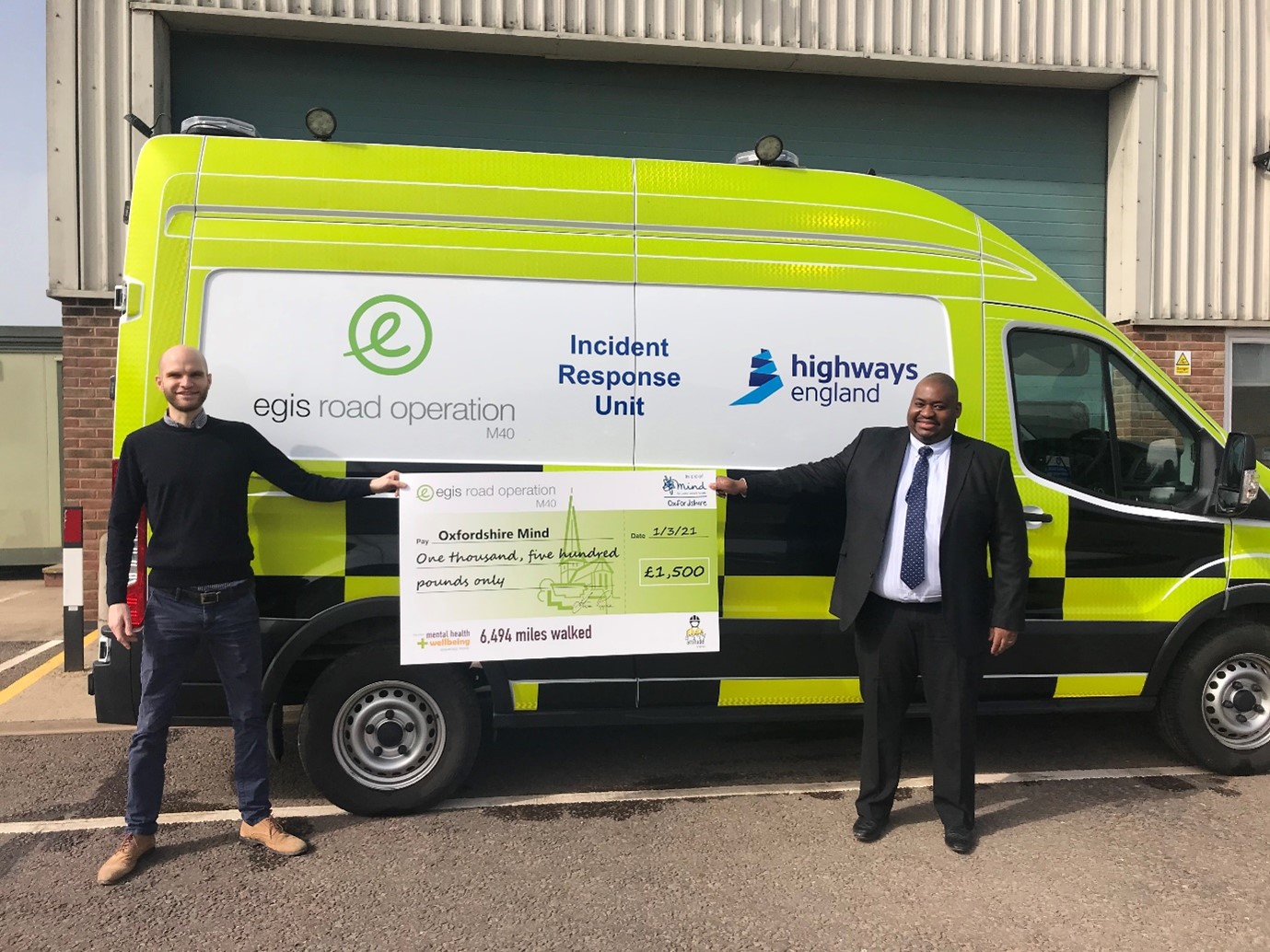 Egis M40 raises over £1,500 for Oxfordshire Mind — Oxfordshire Mind