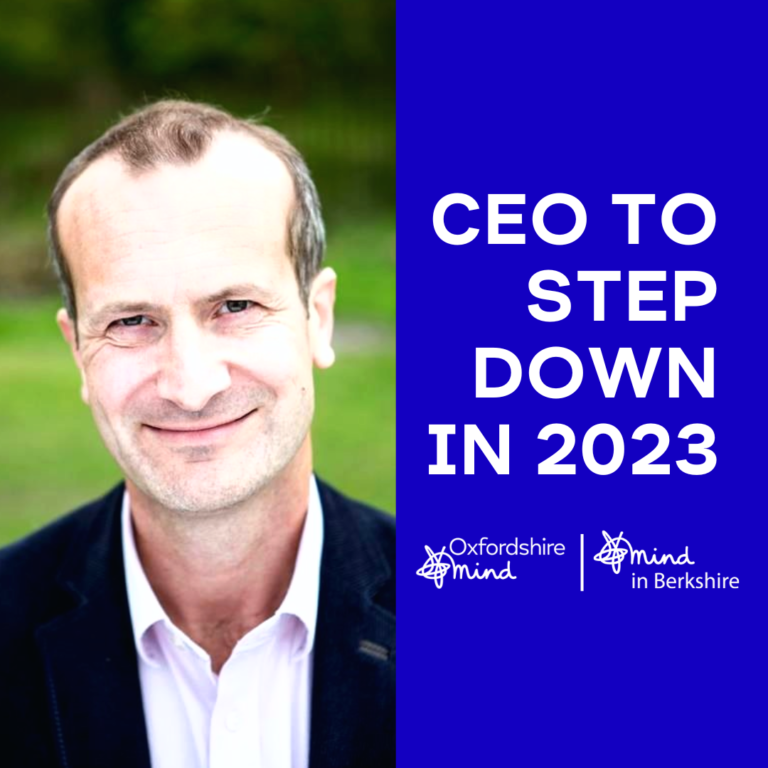 Oxfordshire Mind CEO to step down in 2023 — Oxfordshire Mind